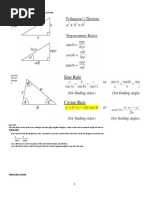 Law of Sines Lesson Plan | PDF | Trigonometric Functions | Triangle