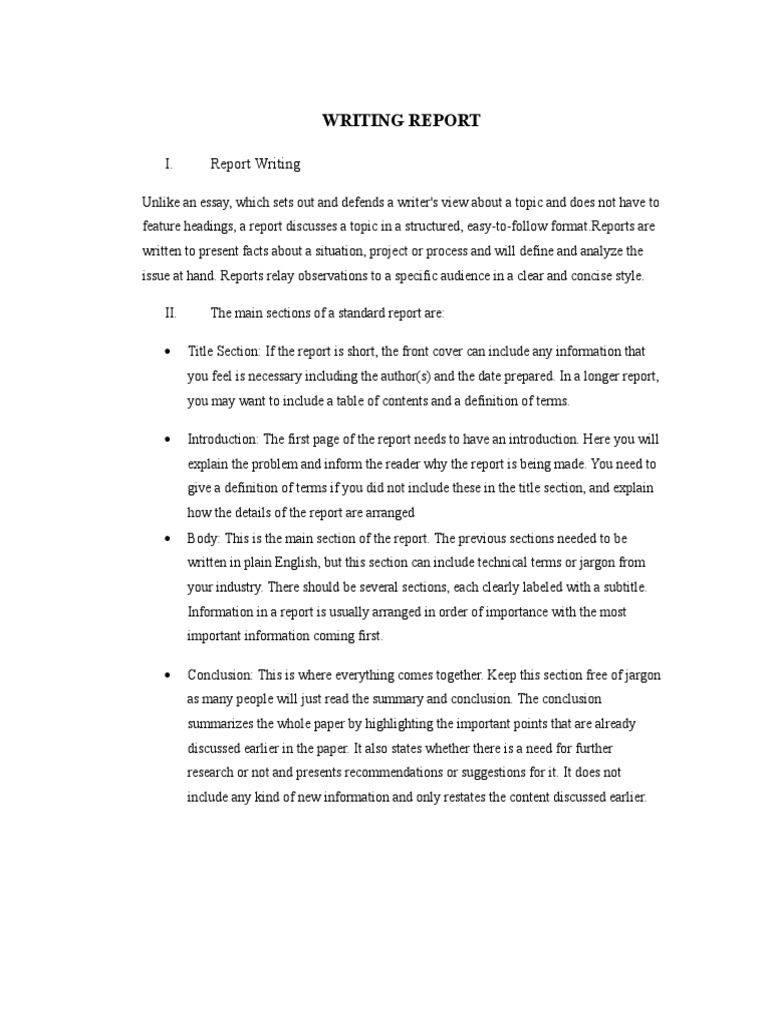 Report Writing Essentials | PDF | Computers