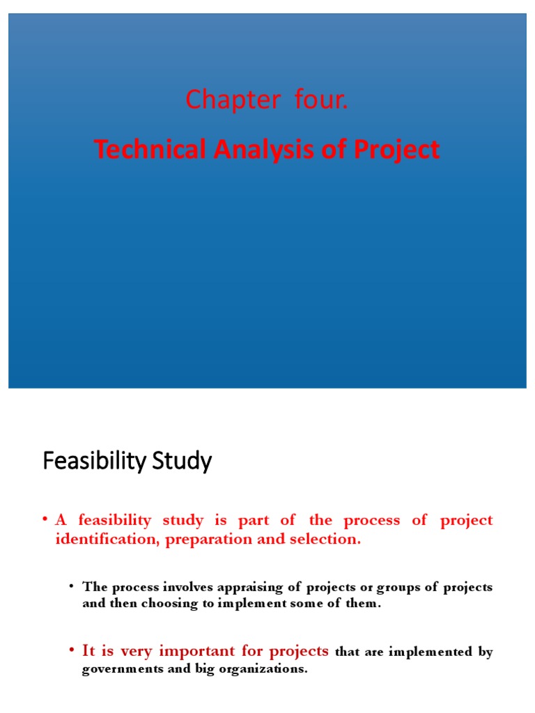 Chapter 4 Project Preparation and Analysis - 2 | PDF | Feasibility ...