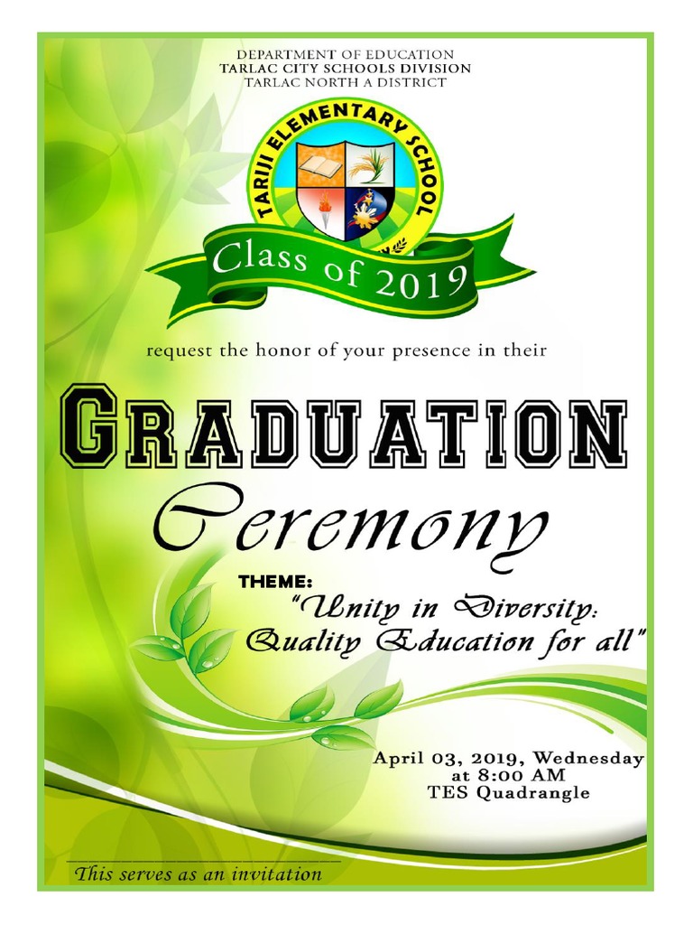 Graduation Invitation | PDF | Cognitive Science | Learning