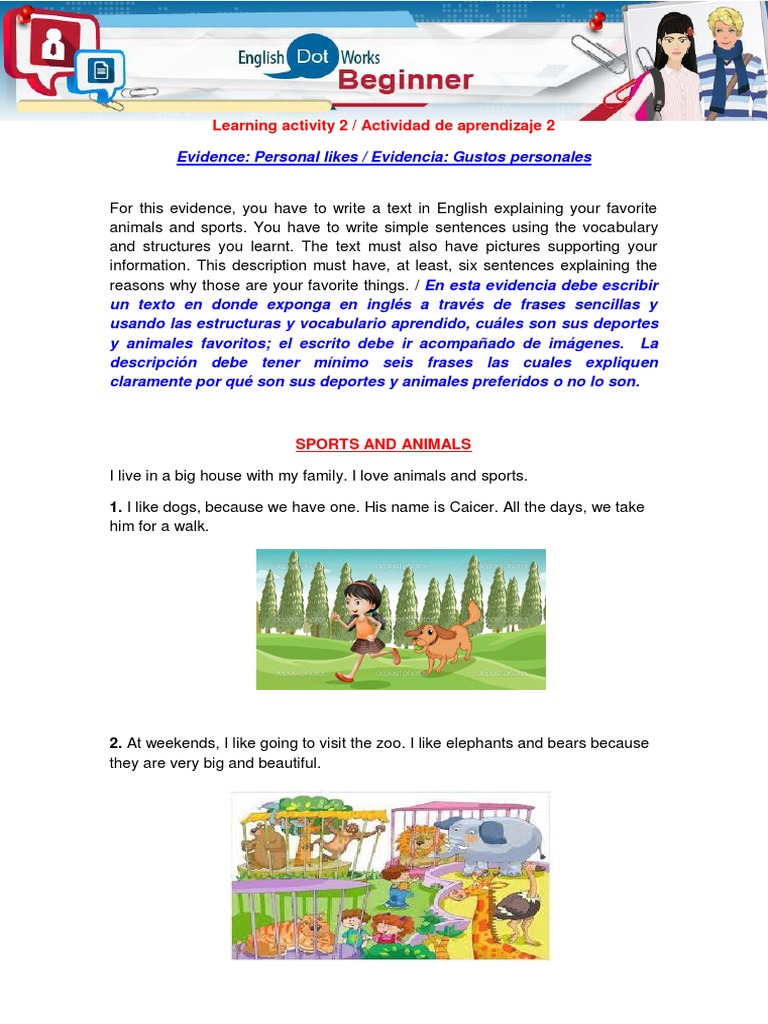 Learning Activity 2 / Actividad de Aprendizaje 2 | PDF