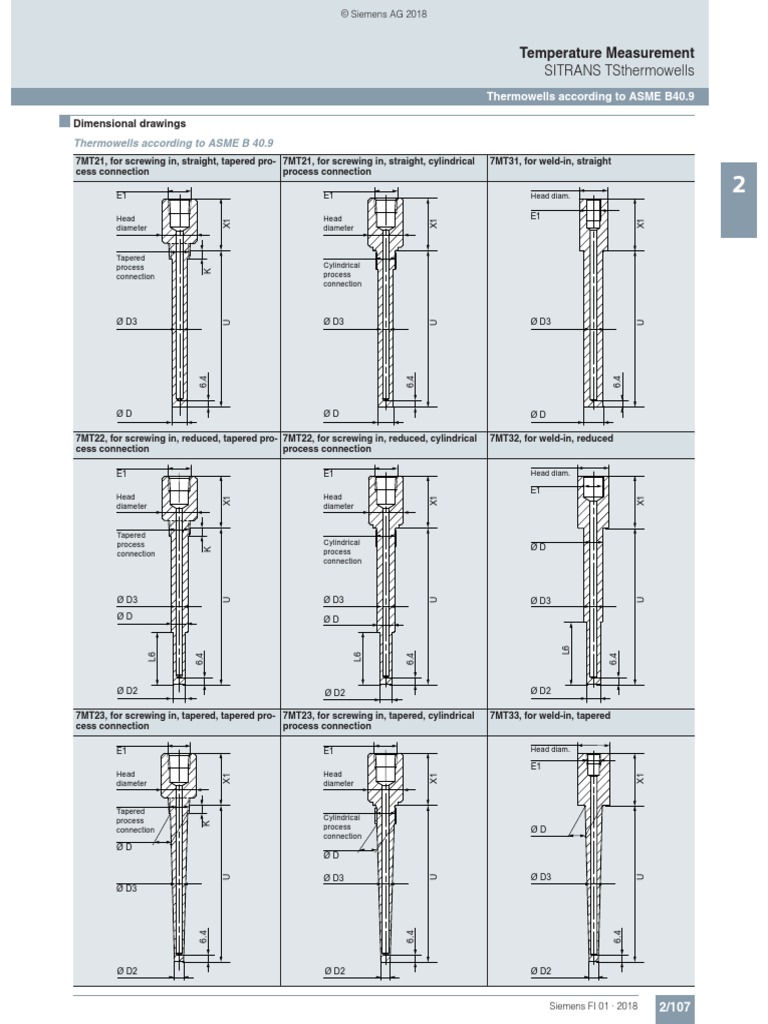 Thermowell PDF | PDF | Meteorology | Thermodynamic Properties