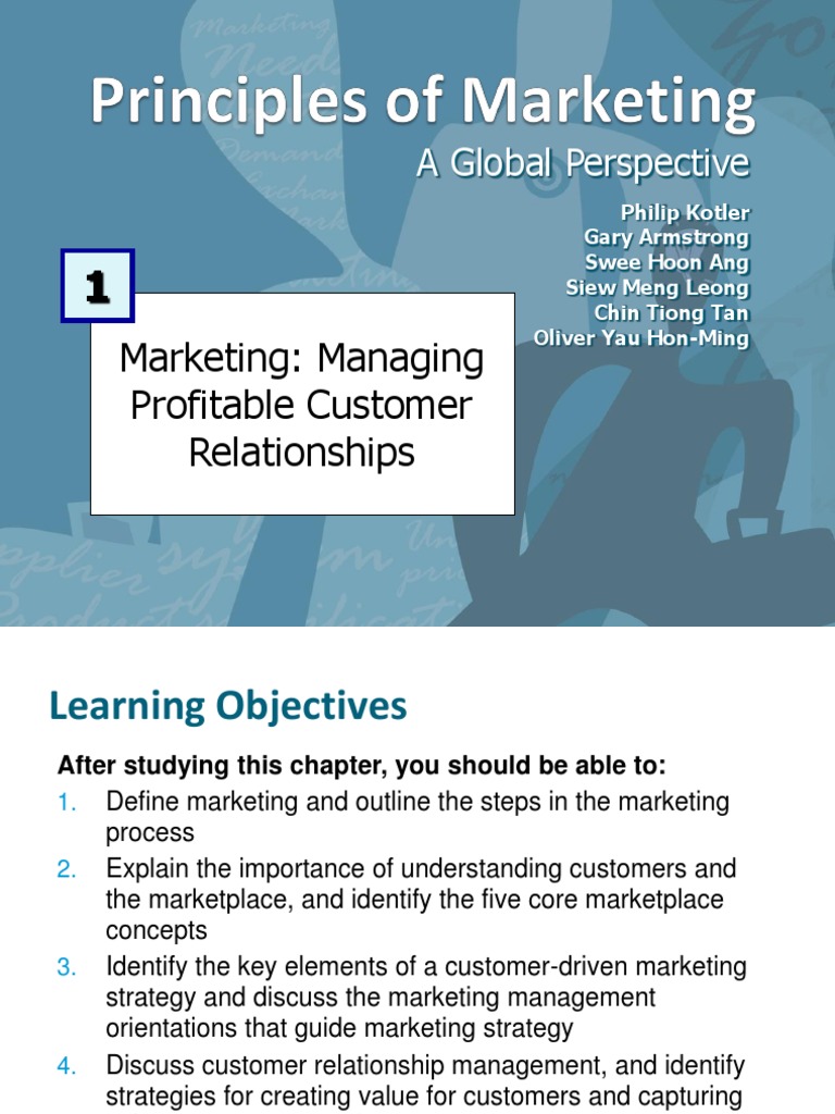 Marketing: Managing Profitable Customer Relationships | PDF | Marketing ...