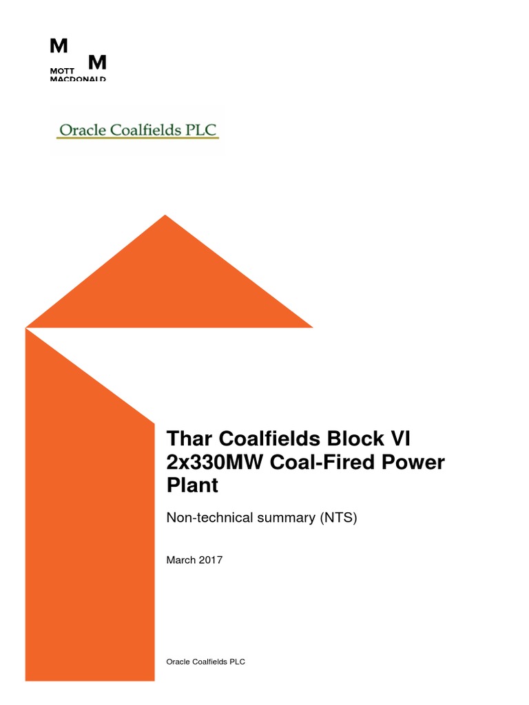 Volume I - Thar Block VI 2x330MW NTS - Revb - Issued | PDF | Coal | Nature