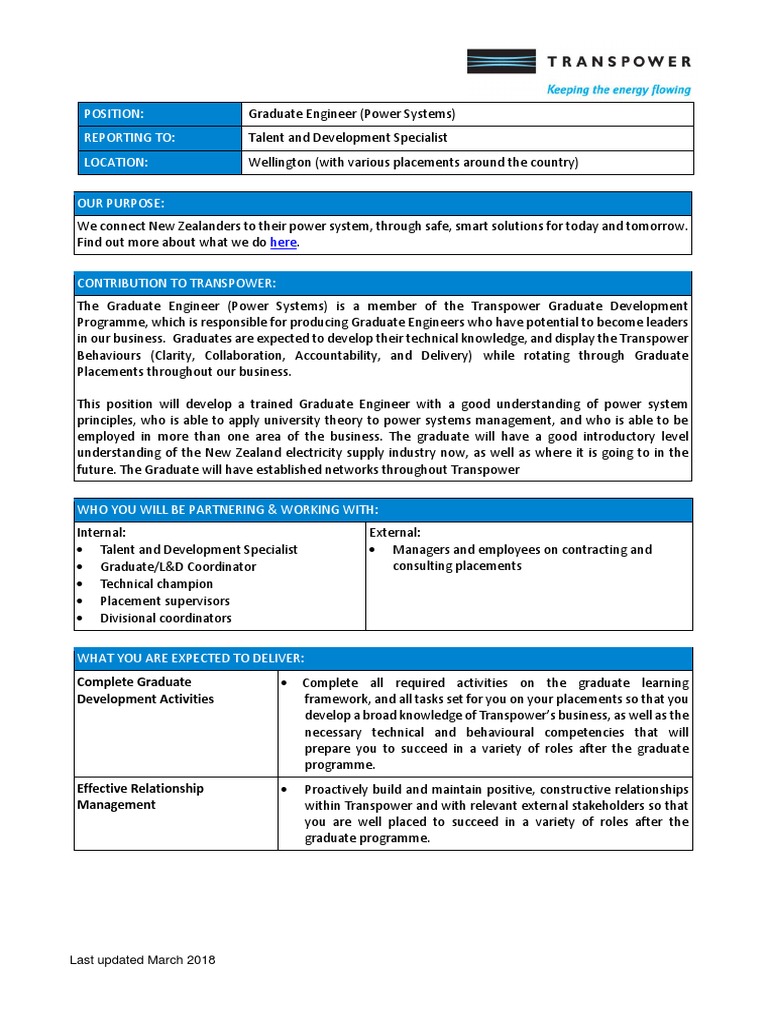 Position: Reporting To: Location: Our Purpose:: Complete Graduate ...