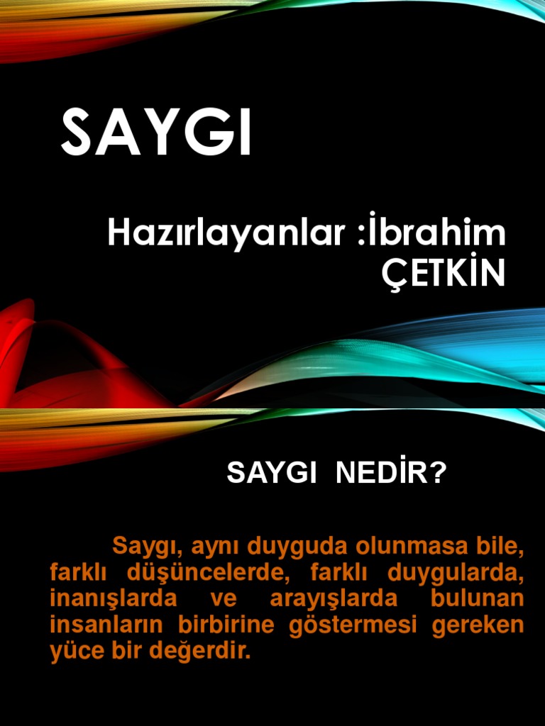 SAYGI | PDF