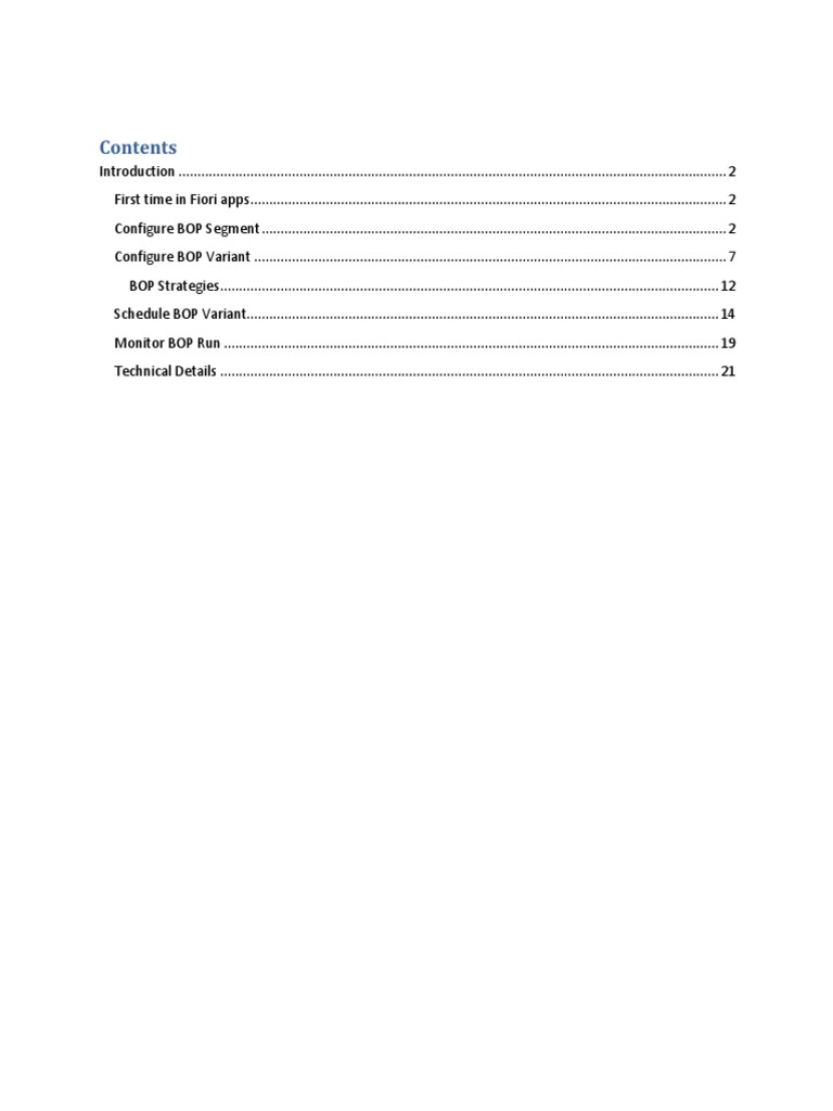 Back Order Processing (BOP) - Supply Assignment in SAP S:4 Hana | PDF ...