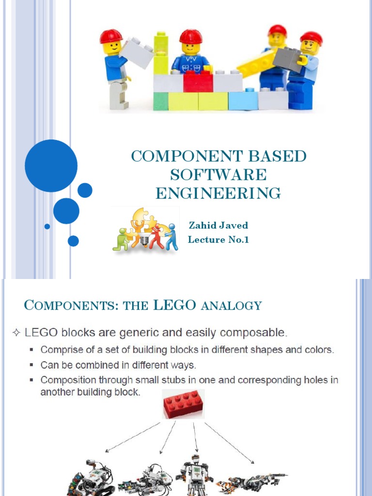 Component Based Software Engineering: Zahid Javed Lecture No.1 | PDF | Component Based Software ...