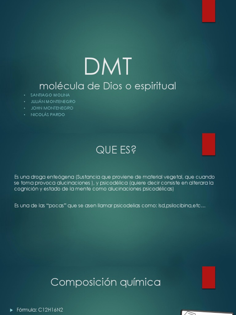 DMT | PDF | Ayahuasca | Drogas psicodélicas