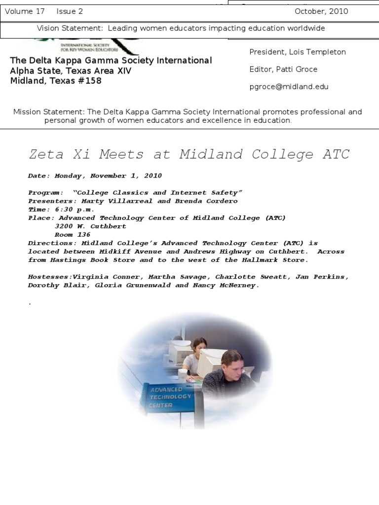 Zeta Xi Volume 17 IssueOctober2 | PDF