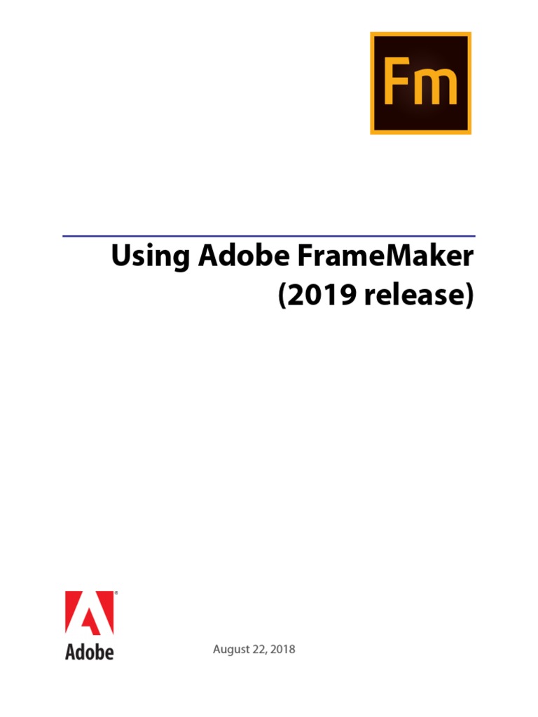 Framemaker - Help 2019 PDF | PDF | Computing | Software