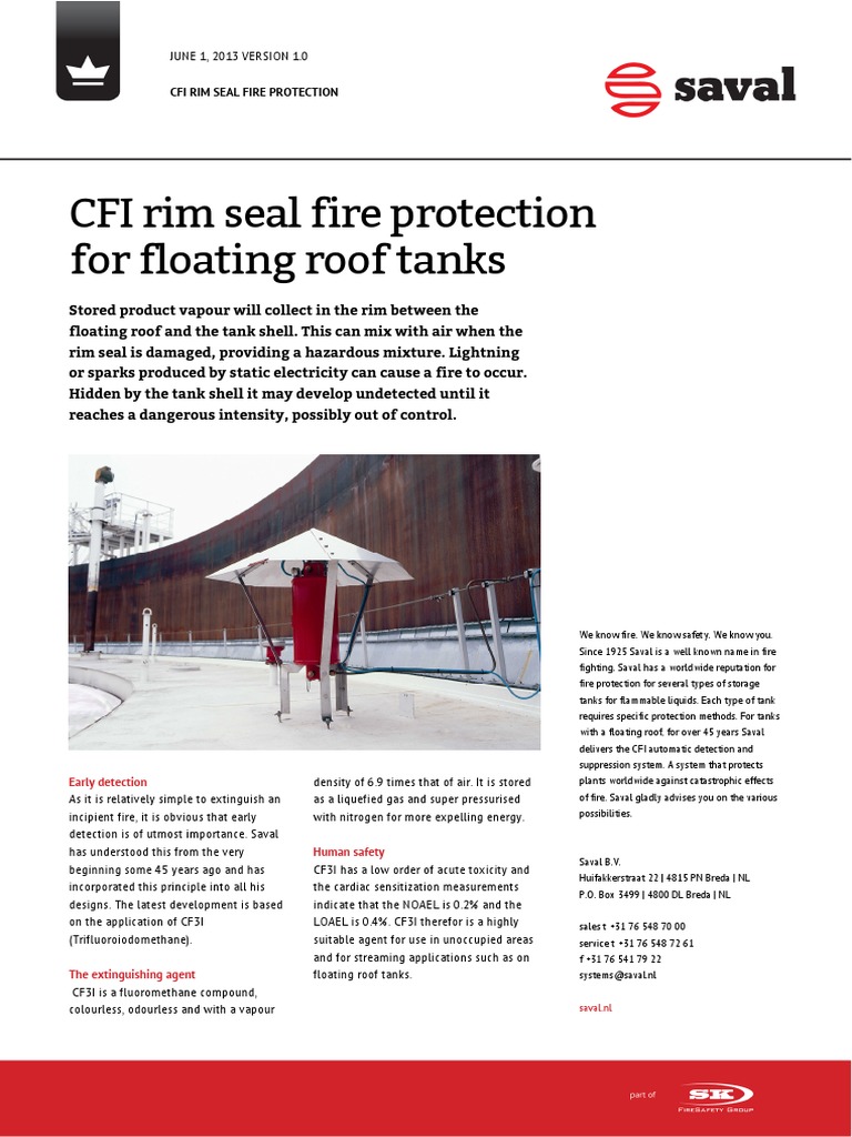 CFI Rim Seal Fire Protection PDF | PDF | Switch | Fires