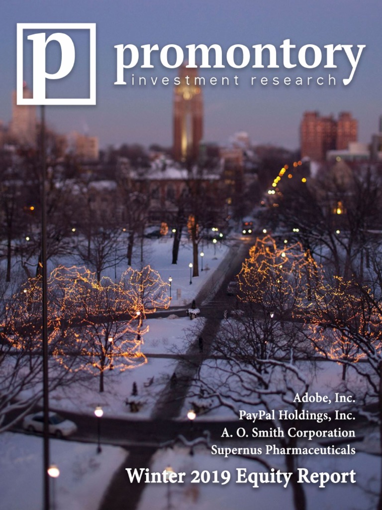 Promontory Investment Research Winter 2019 | PDF | Pay Pal | Credit Card