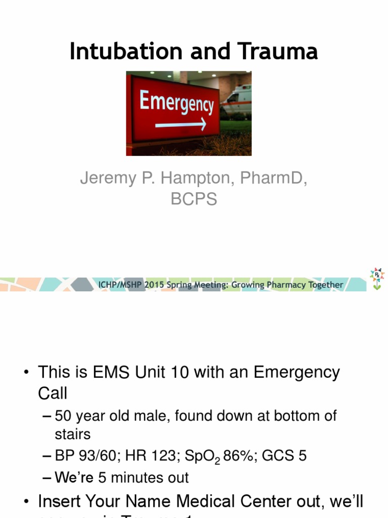 Intubating Trauma Patients | PDF | Traumatic Brain Injury | Nervous System
