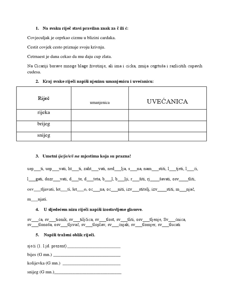 Ije I Je 2 Zadatci | PDF