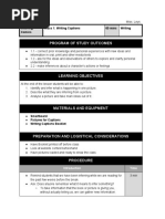 Grade 1-5 Physical Education Lesson Plan | PDF | Physical Education ...