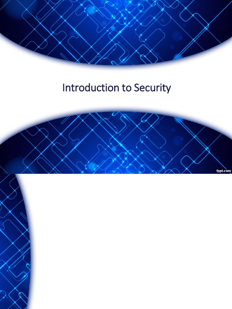 Introduction To Security | PDF | Computers