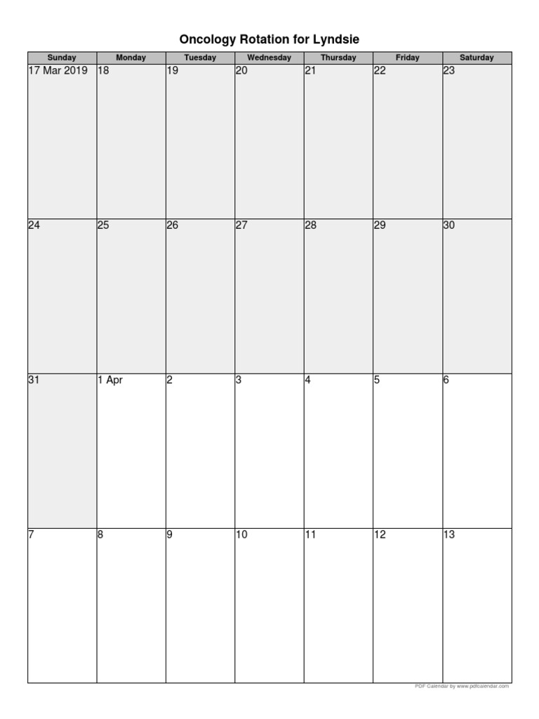 Calendar PDF | PDF