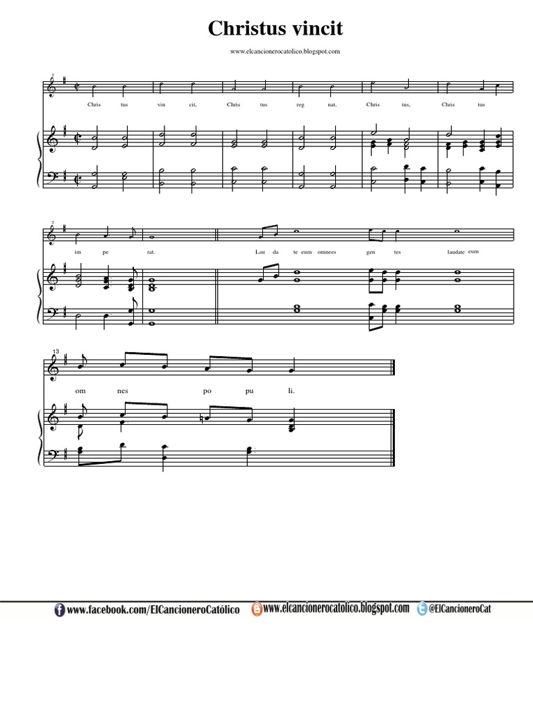 Christus Vincit PDF | PDF