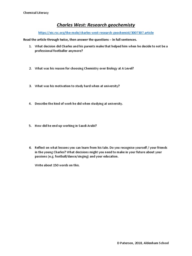Essential Questions Checklist | PDF | Superconductivity | Literacy