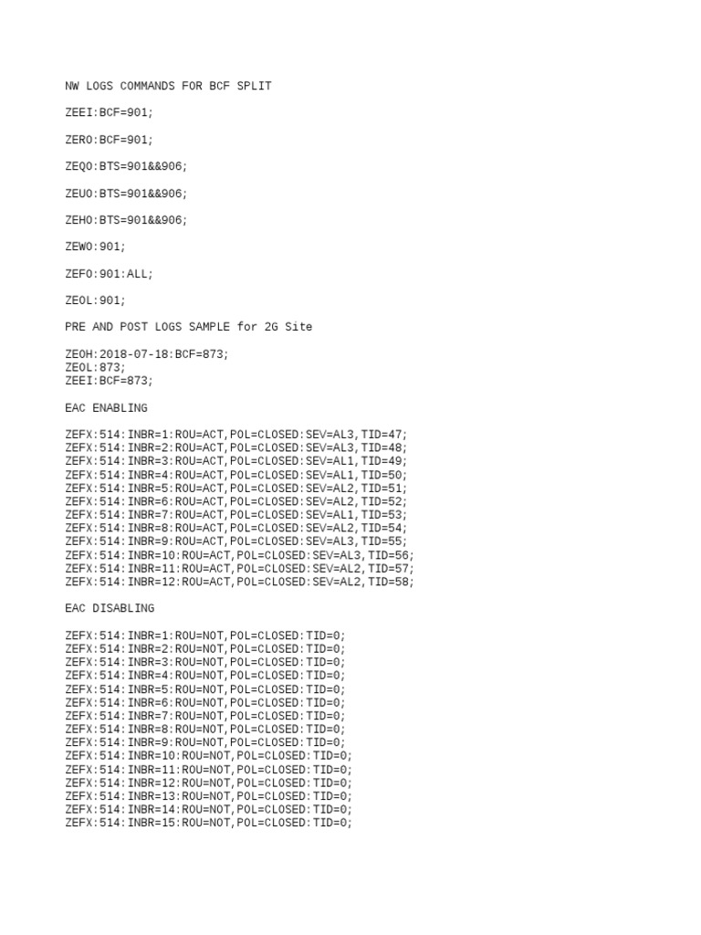Imp Commands Nokia | PDF | Computer Network Security | Digital Technology