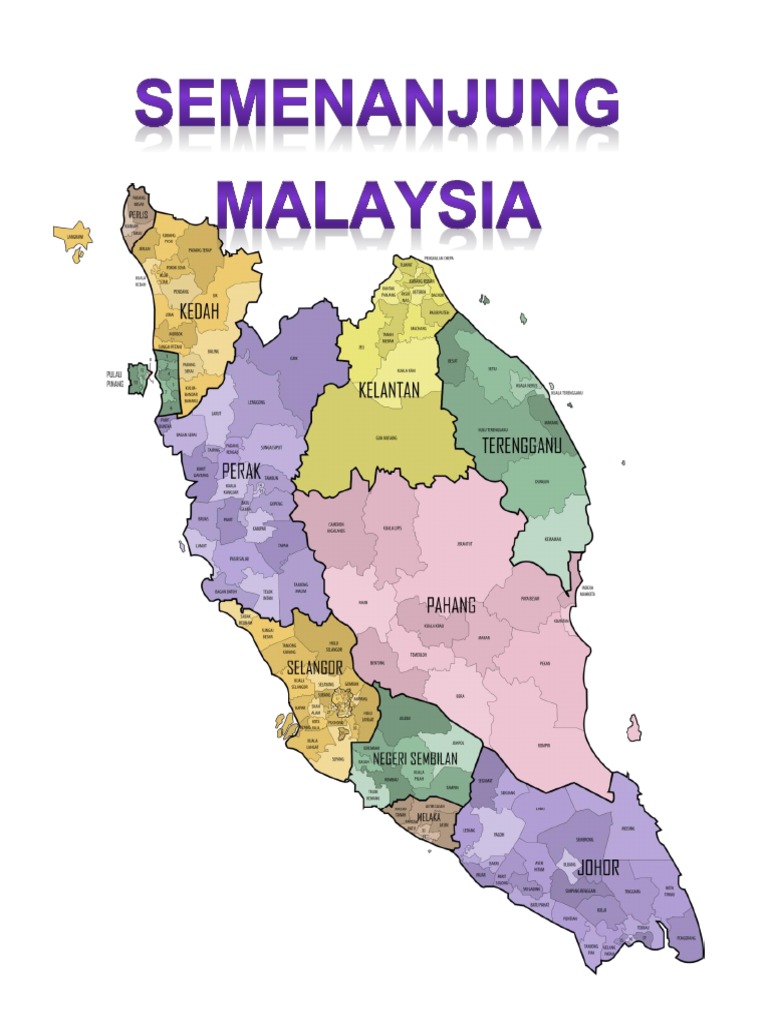 Peta Semenanjung Malaysia | PDF