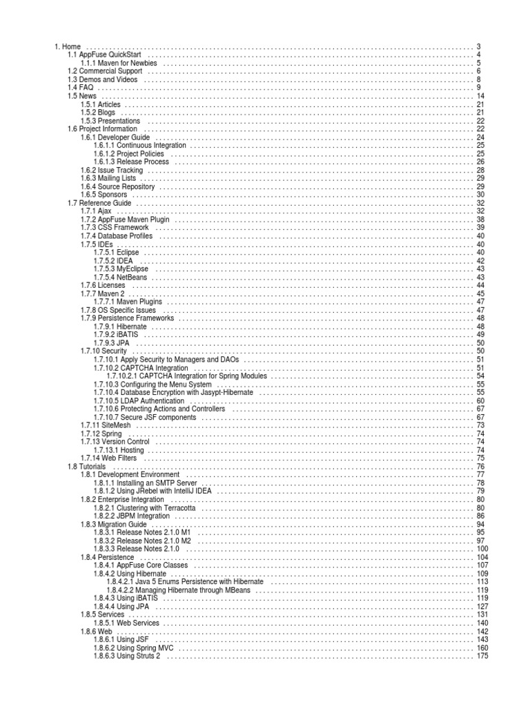 Appfuse-Documentation-2 1 0 PDF | PDF | Spring Framework | Java Server Pages