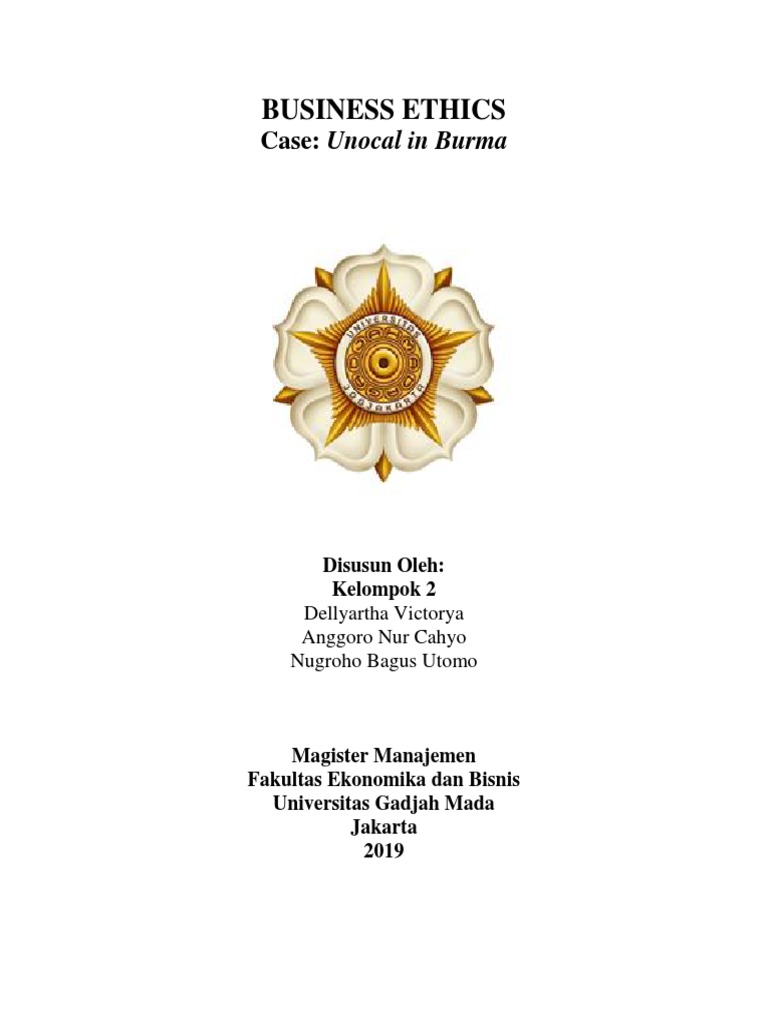 Unocal in Burma | PDF
