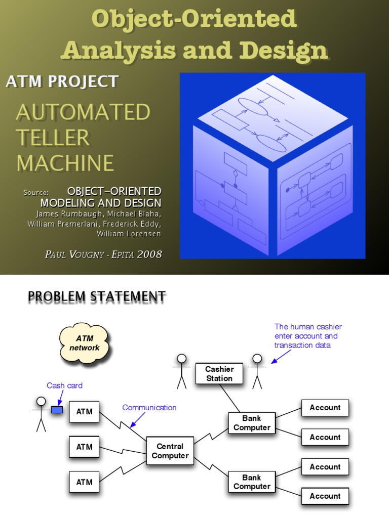 ATM Project | PDF | Automated Teller Machine | Financial Transaction