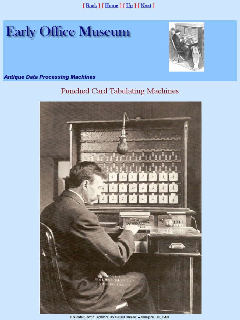 Tabulating Machines | PDF | Office Equipment | Ibm