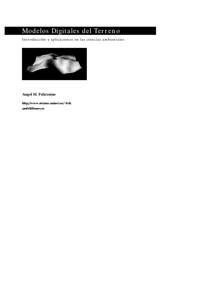 Model Digital de Terrenos | PDF | Sistema de información geográfica | Mapa