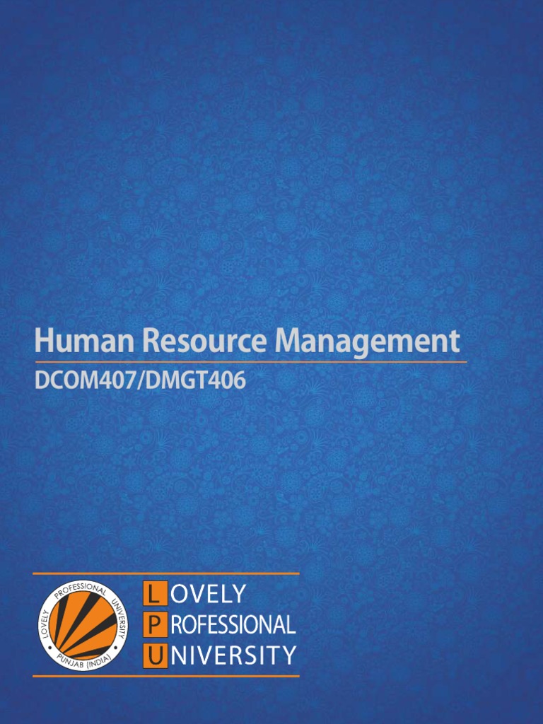 Human Resource Management PDF | PDF | Human Resource Management ...