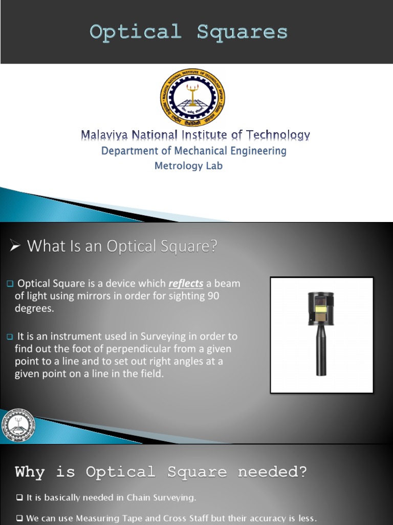 Optical Squares | PDF | Mirror | Optics
