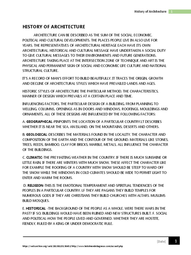 History of Architecture | PDF | Stonehenge | Archaeology