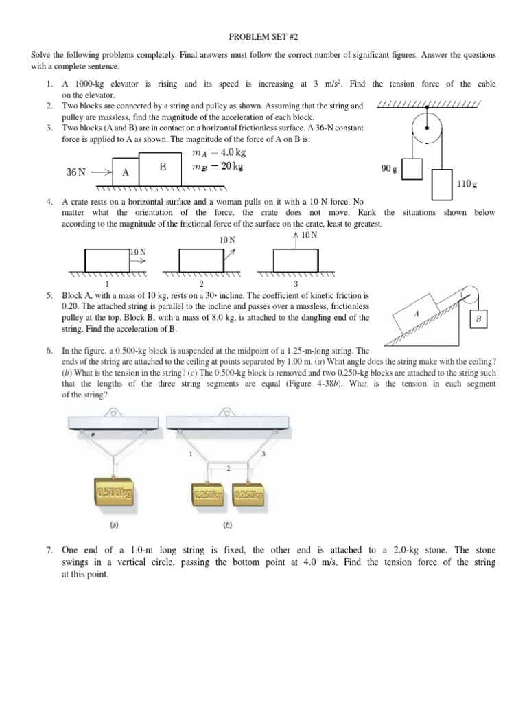 Problem Set2 PDF | PDF | Teaching Methods & Materials | Science & Mathematics