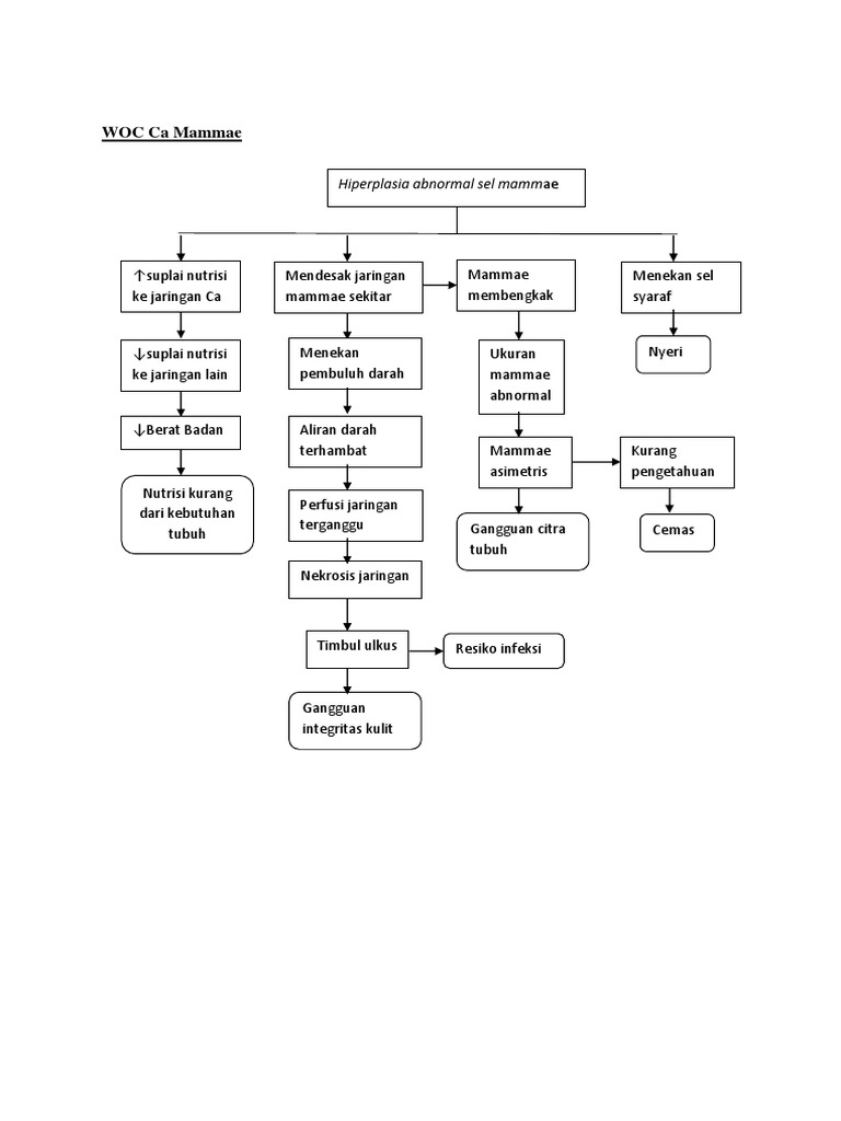 Gejala dan Dampak WOC Ca Mammae | PDF