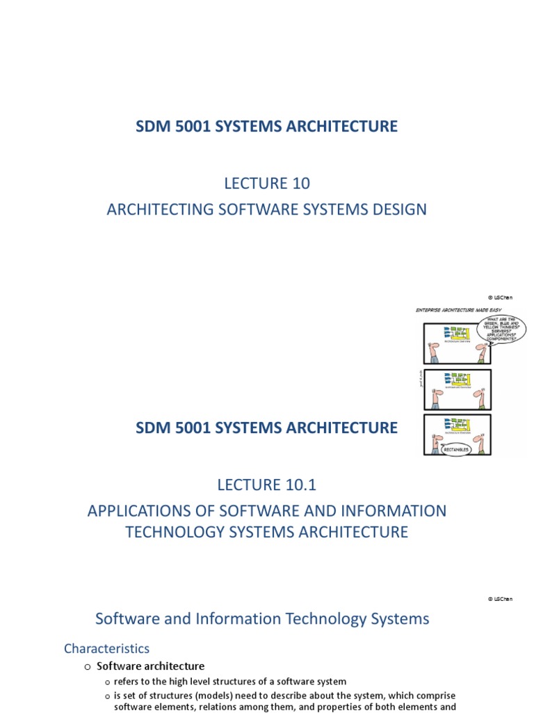 SDM 5001 Systems Architecture: Architecting Software Systems Design | Download Free PDF | Cloud ...