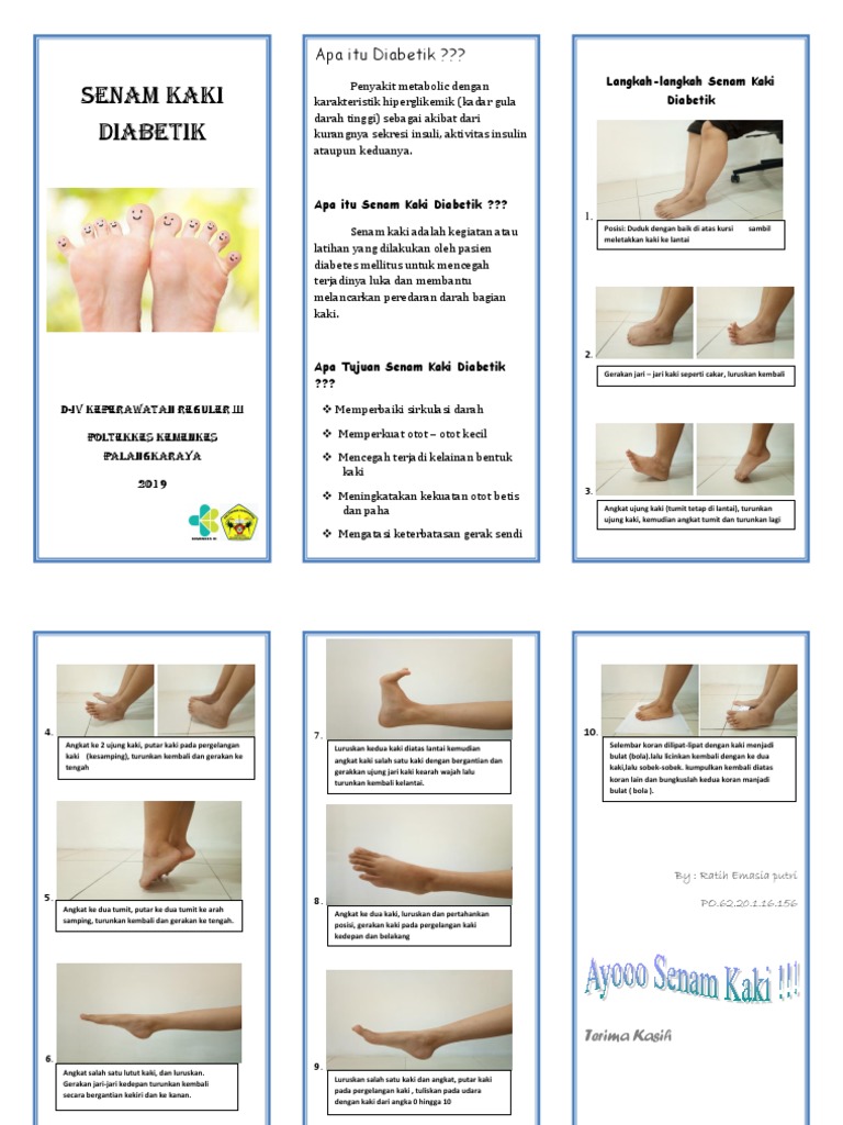 Leaflet Senam Kaki | PDF