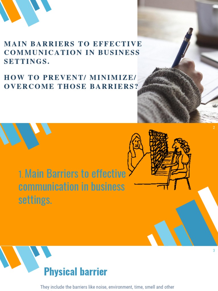 Main Barriers To Effective Communication in Business Settings. How To ...