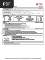 IIM CV Template | PDF