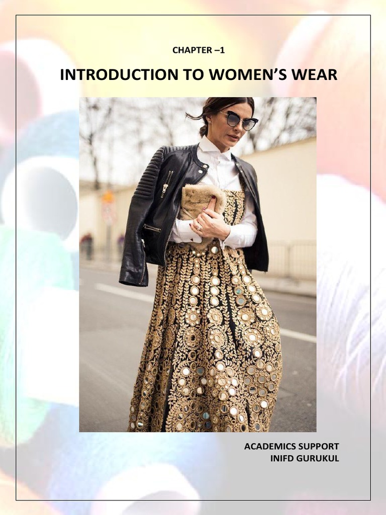 Introduction To Women'S Wear: Chapter - 1 | PDF