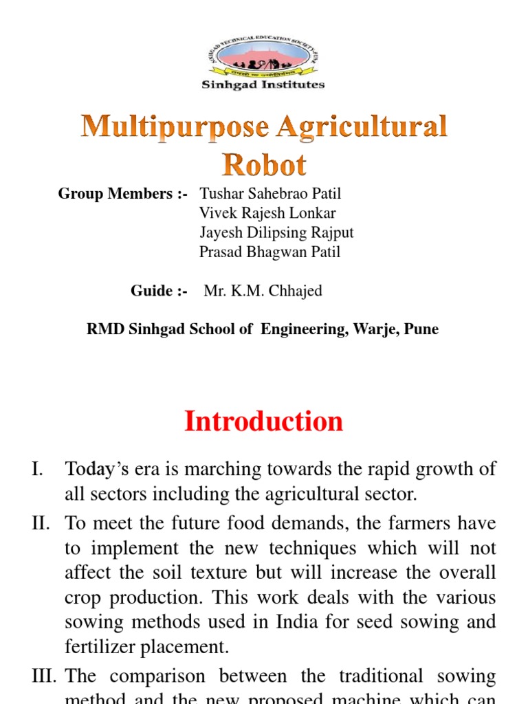 Smart Seed Sowing Machine Design | PDF | Sowing | Torque