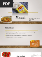 Demand Analysis of Maggi | PDF | Demand | Price Elasticity Of Demand