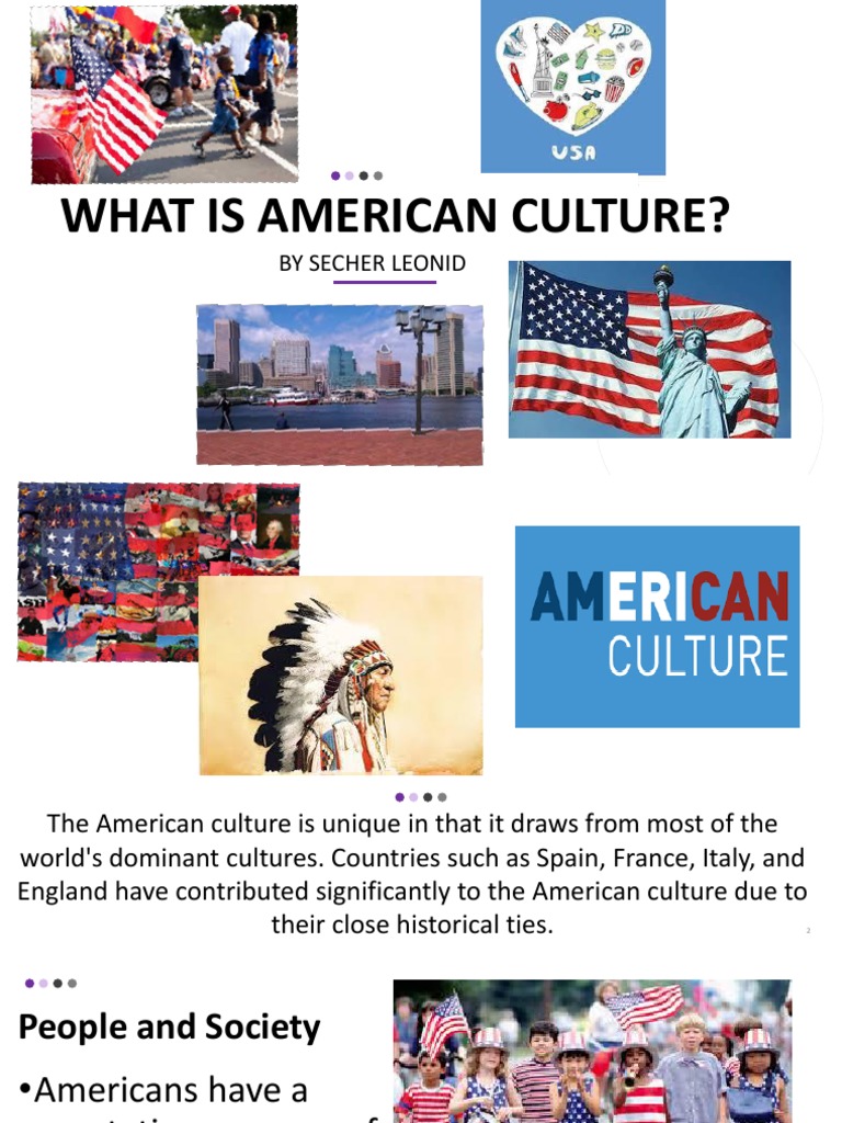 What Is American Culture | Download Free PDF | Culture Of The United ...