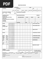 PACU Monitoring Sheet - RR Record - SCT-CON | PDF | Surgery | Health ...