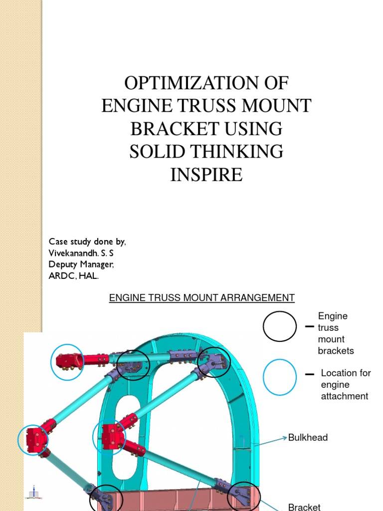 (M.tech) - Engine Truss Mount Optimisation-Inspire Case Study | PDF ...