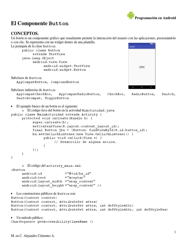 4 Android Botones | PDF | Point and Click | Android (sistema operativo)
