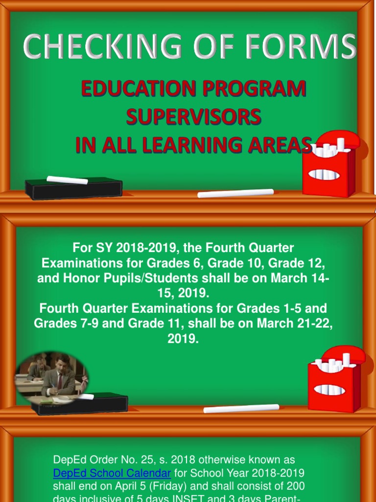 Checking of Forms 2019 | PDF | Educational Stages | Schools