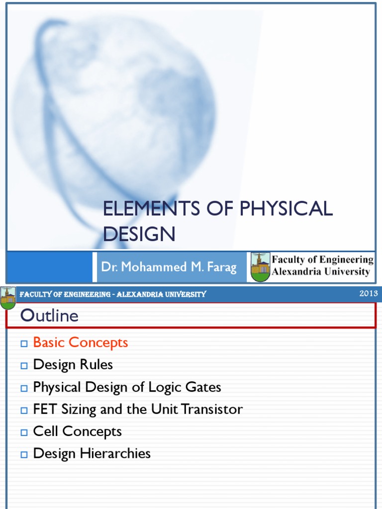 CH05 Elements of Physical Design | PDF | Field Effect Transistor | Cmos