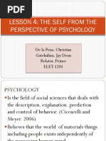 Module 1 - NSTP 2 Self Awareness | PDF | Self Awareness | Cognition
